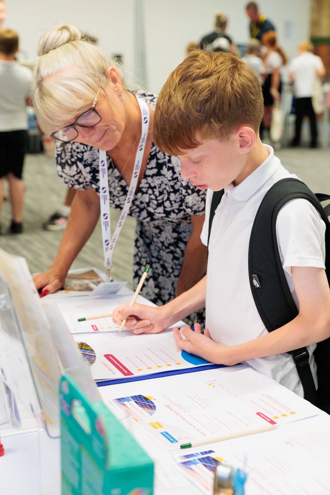 Watching young minds be inspired at The Green STEM Showcase - LASER Energy