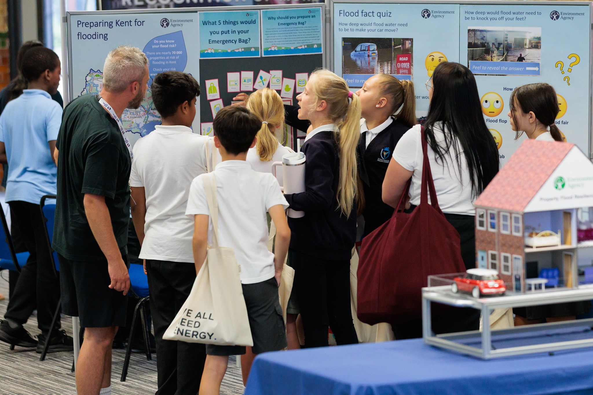 Watching young minds be inspired at The Green STEM Showcase - LASER Energy